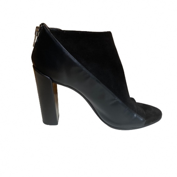 Vince | Shoes | Vince Bayard Suede Leather Open Toe Booties | Poshmark